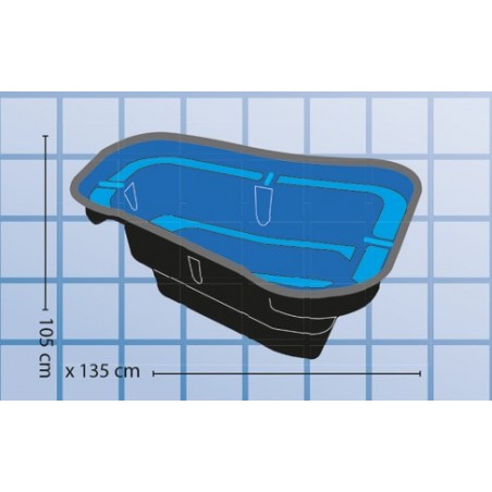 Bassin préformé aménager le jardin -250 litres -start 250- jardiprotec