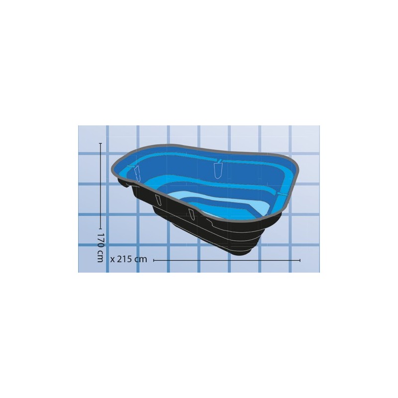 Bassin de jardin 1000L - Start 1000 - bassin préformé - Le Monde du Bassin