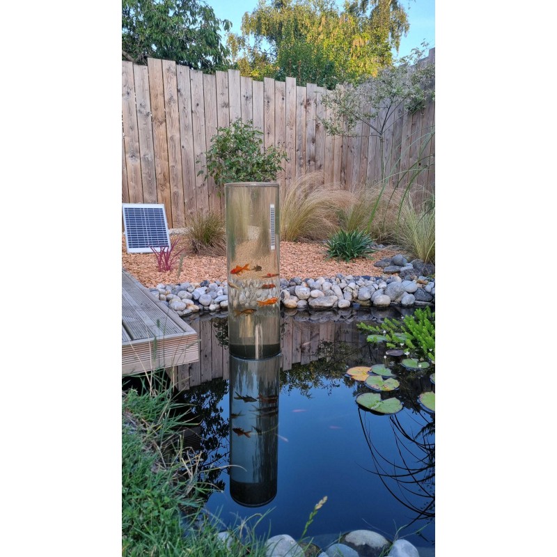 Fishtower 100 grande colonne transparente pour observer les poissons du ...